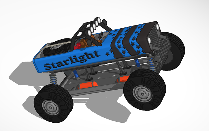 3D design "starlight" off-road buggy | Tinkercad