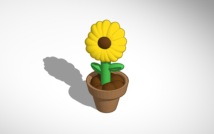 3D design Copy of flower - Tinkercad