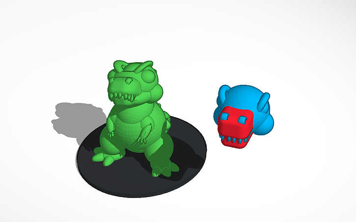 3D design Prueba Dino 1 - Tinkercad