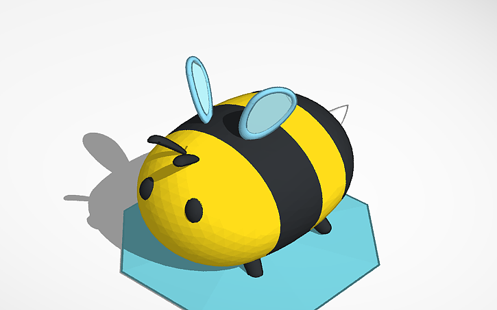 3D design Exquisite Bee - Tinkercad