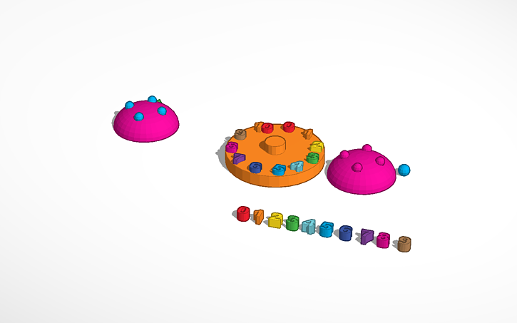 3D design Counter Dial - Tinkercad