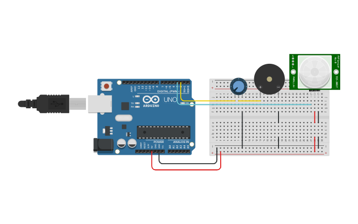 Circuit design Harry Potter Theme Song - Tinkercad