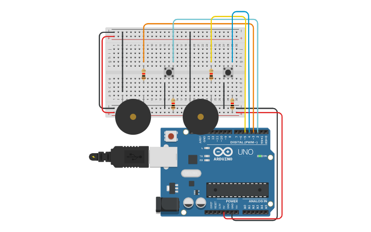 Circuit design Piezo A01734628 - Tinkercad