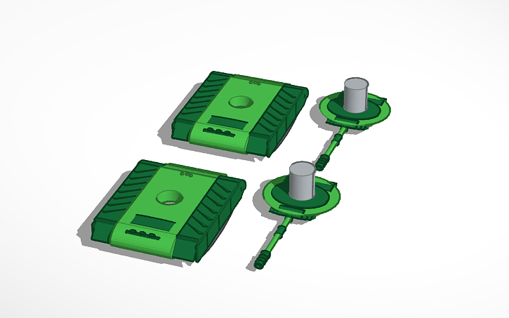 3D design tanks - Tinkercad