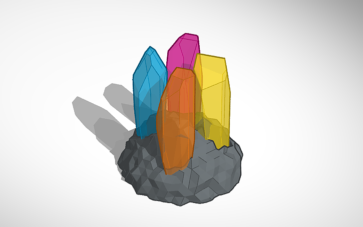 3D design Crystal - Tinkercad