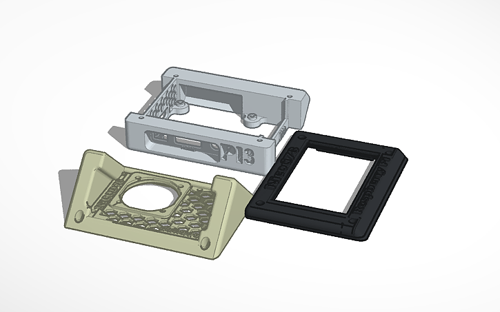 3d Design Raspberry Pi 3b Lcd35cover Tinkercad 9447