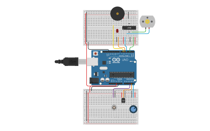 Circuit design Prototype - Tinkercad