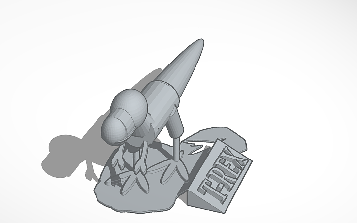 3D design Anderson's 3d T-rex - Tinkercad