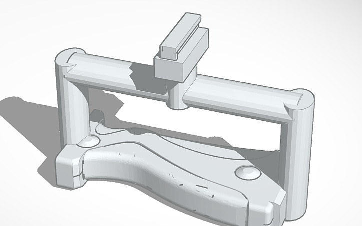 3D design bone launcher grip | Tinkercad