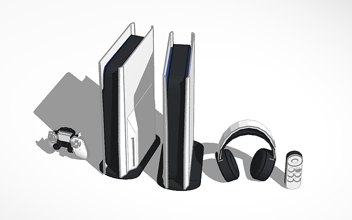 3D design Ps5 - Tinkercad