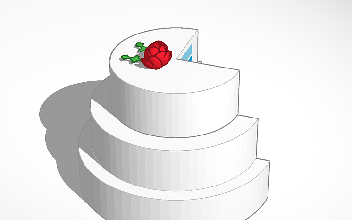 3D design Cake - Tinkercad