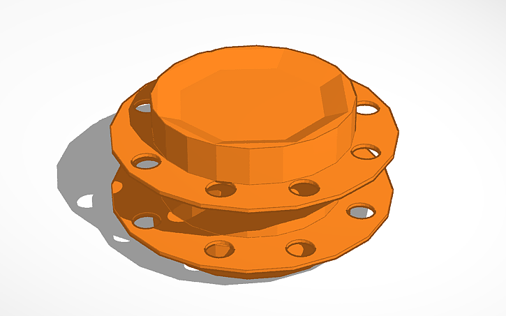 3D design mountain bike hub | Tinkercad
