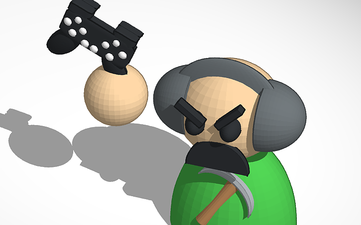 3D design nine year old fortnight player - Tinkercad