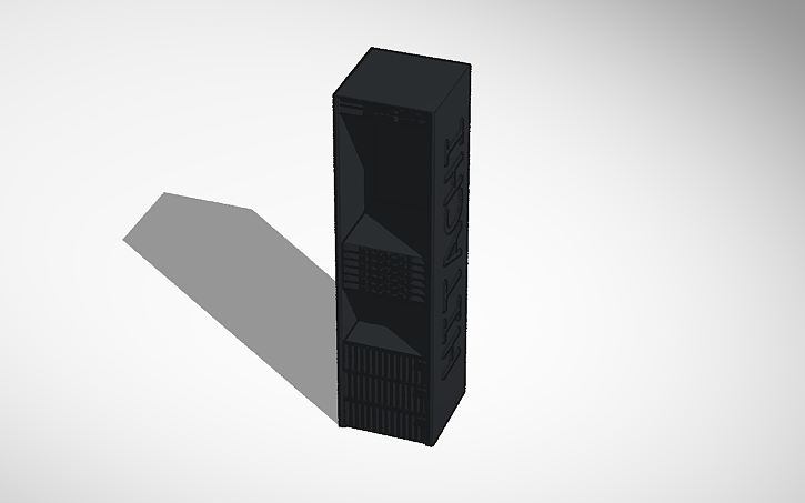 3D design Hitachi HCP server rack - Tinkercad