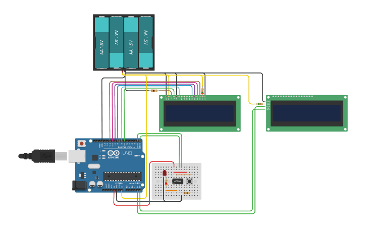 Circuit design Software Serial Attiny LCD I2c LCD - Tinkercad