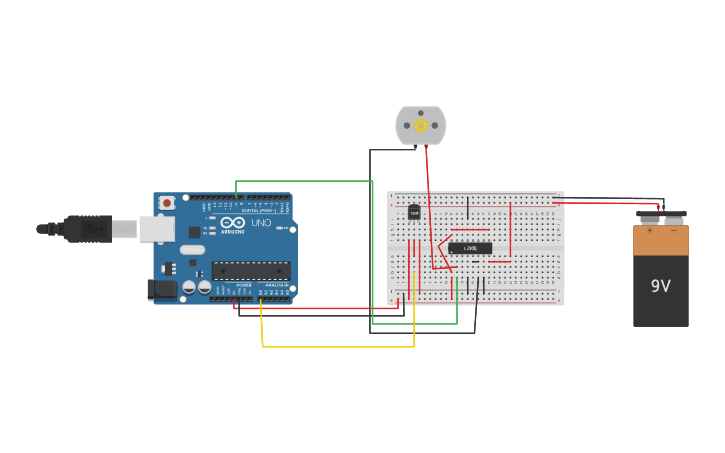 Circuit Design Temperature Controlled Fan Circuit Tinkercad