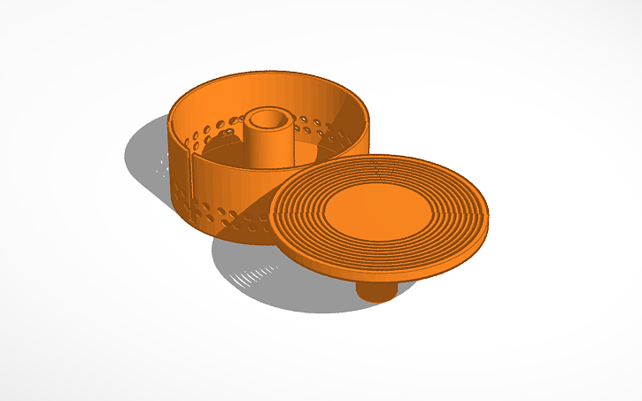 3D design Stamp Holder V5 - Tinkercad
