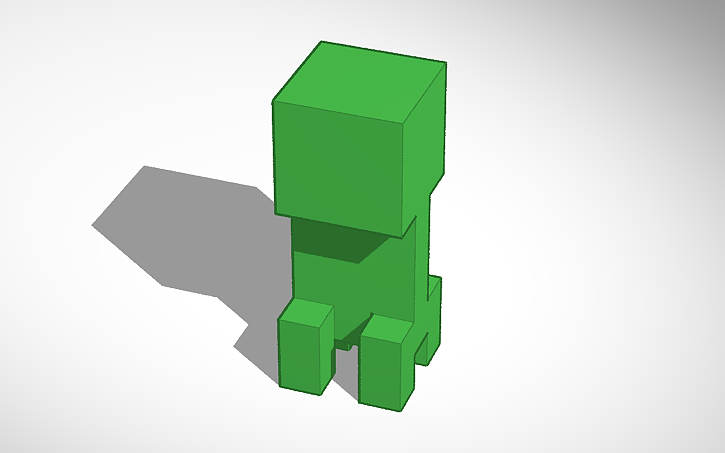 3D design Minecraft Creeper | Tinkercad