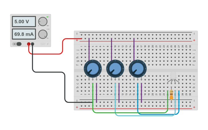 Circuit design diodo 03 | Tinkercad