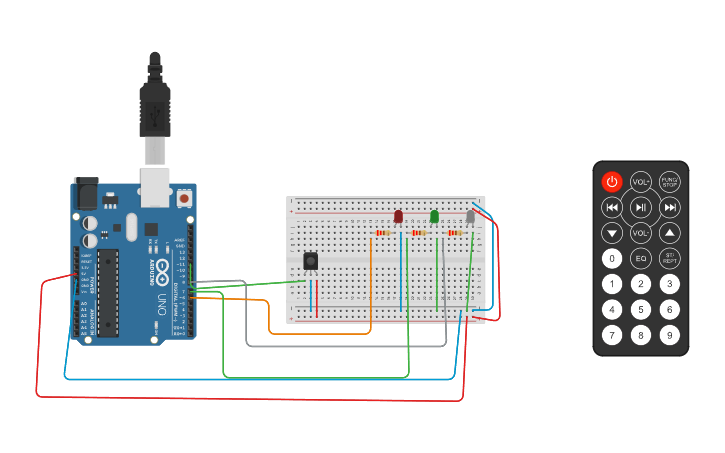 Circuit design Trabajo practico 1 - Tinkercad