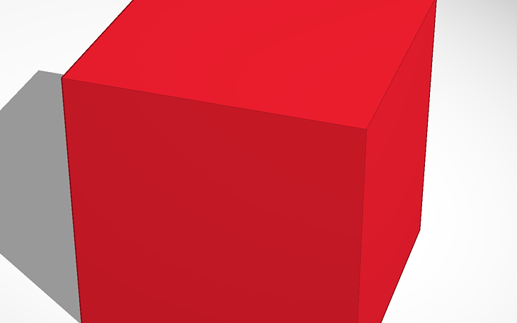 3D design Diagram of a Box | Tinkercad