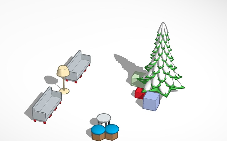 3D design Christmas Time:) - Tinkercad