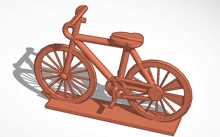 3D design Bicycle - Tinkercad