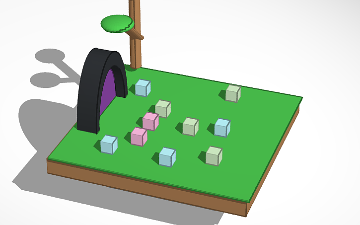 3D design Roblox islands: slime island | Tinkercad