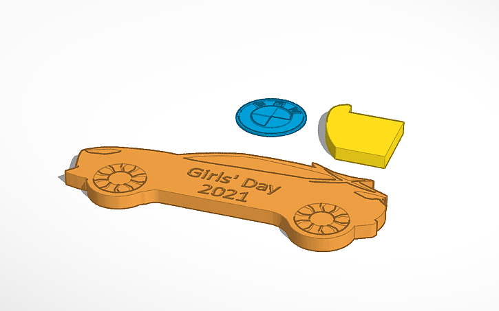 3D design Post-It Spender Vorlage | Tinkercad