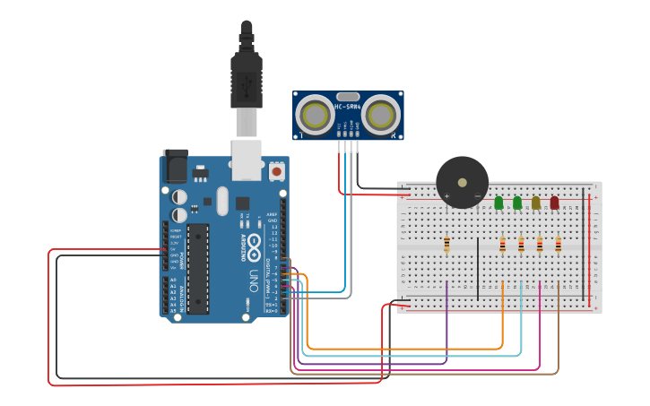 Circuit design TP4 Montagem 3 | Tinkercad