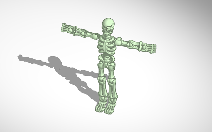 3D design T-Pose - Tinkercad