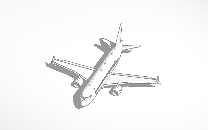 3D design Aircraft - Tinkercad