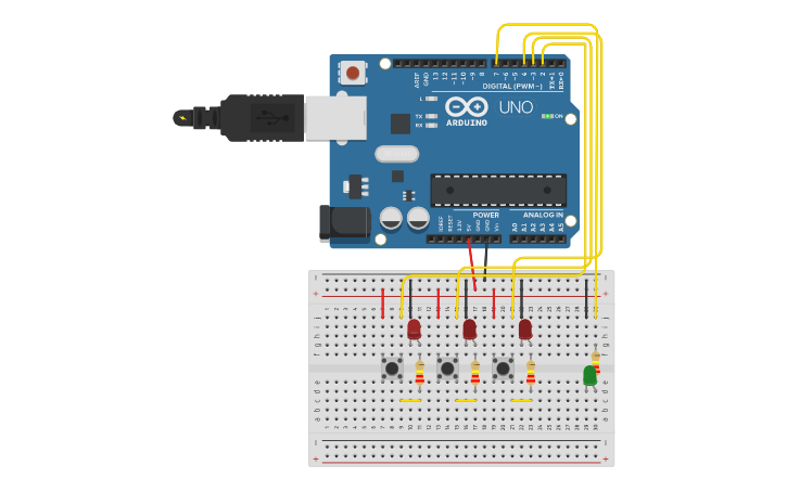 Circuit design Munari configurazione b - Tinkercad