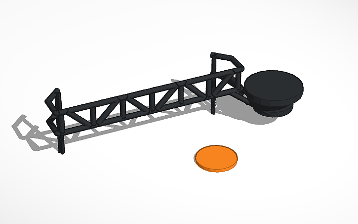 3D design Mechazilla Chopstick Arm Connector - Tinkercad