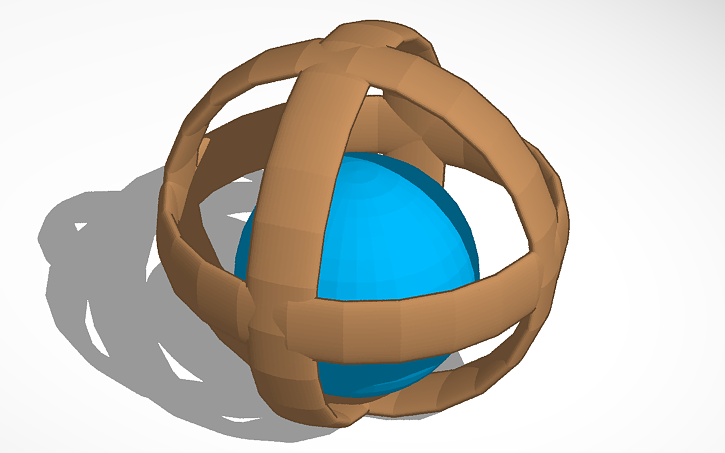 3D design ball in ball - Tinkercad