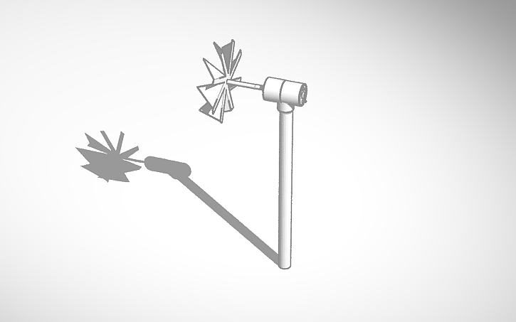 3D design Mega wind turbine - Tinkercad