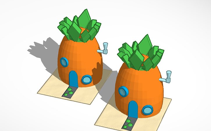 3D design spongebobs house | Tinkercad