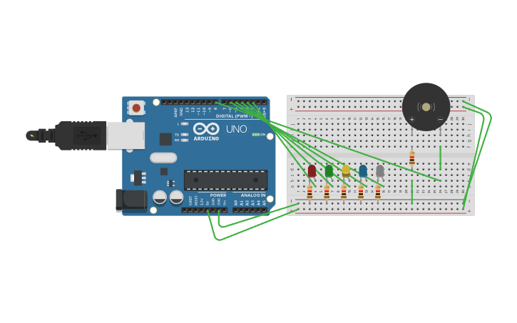 Circuit design Lab 7 Level 3 - Tinkercad