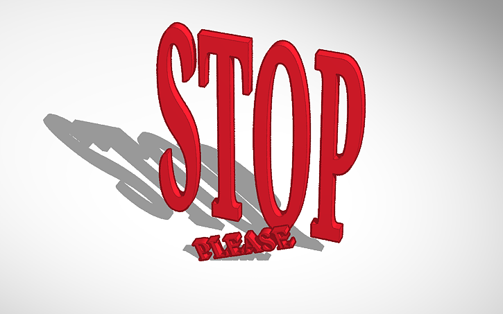 3d Design Stop Tinkercad