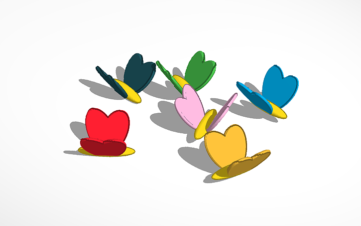 3D design Butterfly | Tinkercad