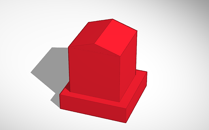 3D design Ficha monopoly - Tinkercad
