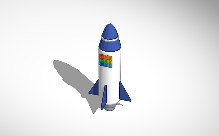 3D design Rocket for Beginners - Tinkercad
