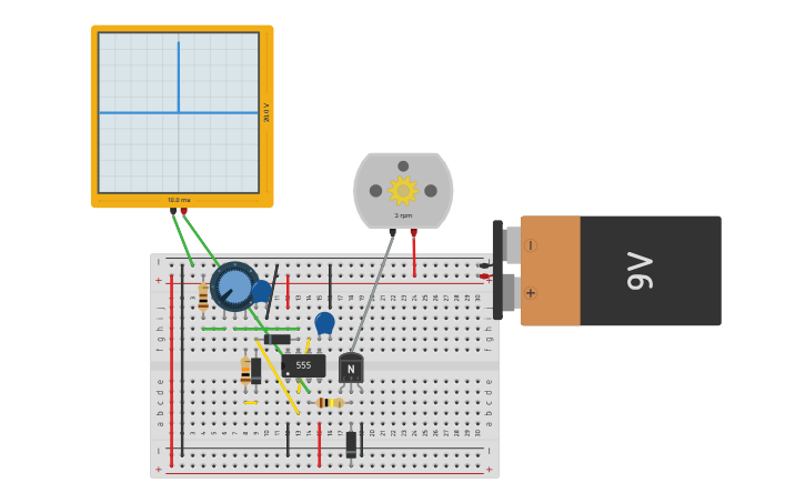 Circuit design Motor Controller | Tinkercad