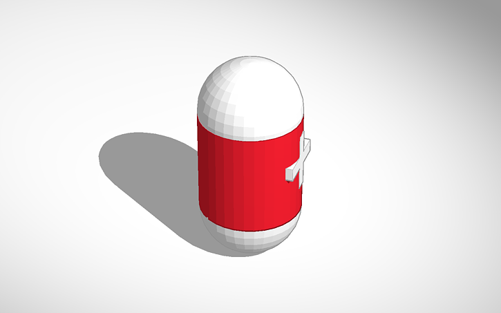 3D design Pill | Tinkercad