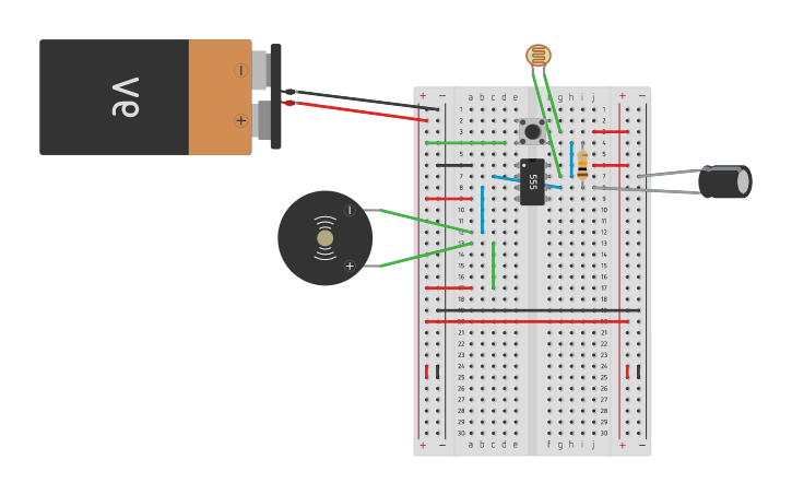 Circuit Design 555 Timer Speaker Button Tinkercad