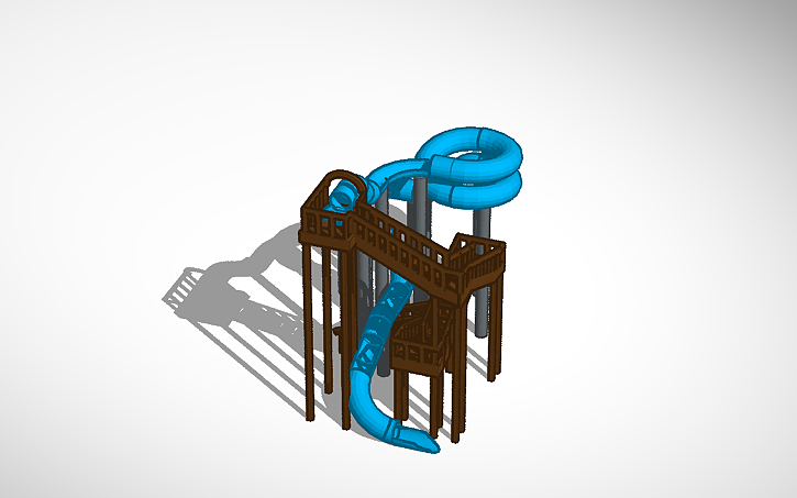3D design Waterslide - Tinkercad