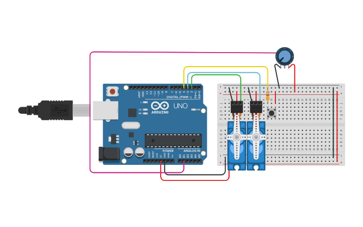 Circuit design Brilliant Sango-Snaget - Tinkercad