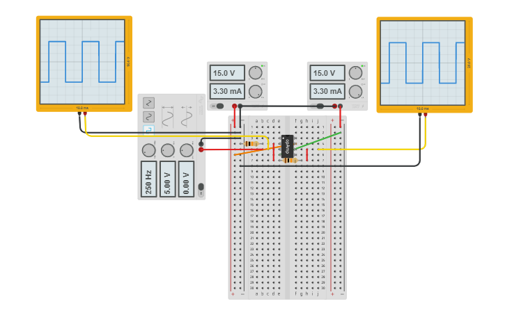 Circuit design Op Amp Circuit - Tinkercad