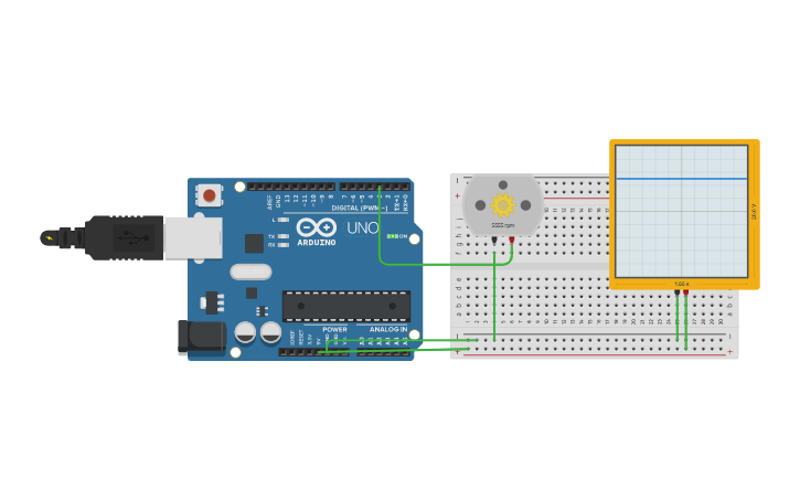Circuit design Fading of LED Using PWM | Tinkercad