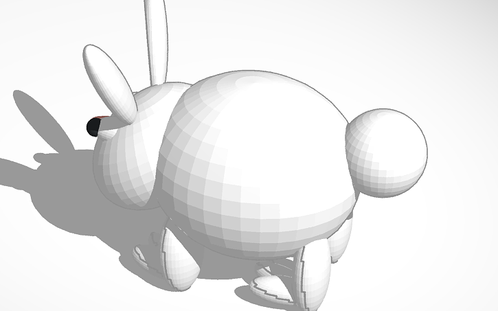 3D design Elzing the Rabbit - Tinkercad
